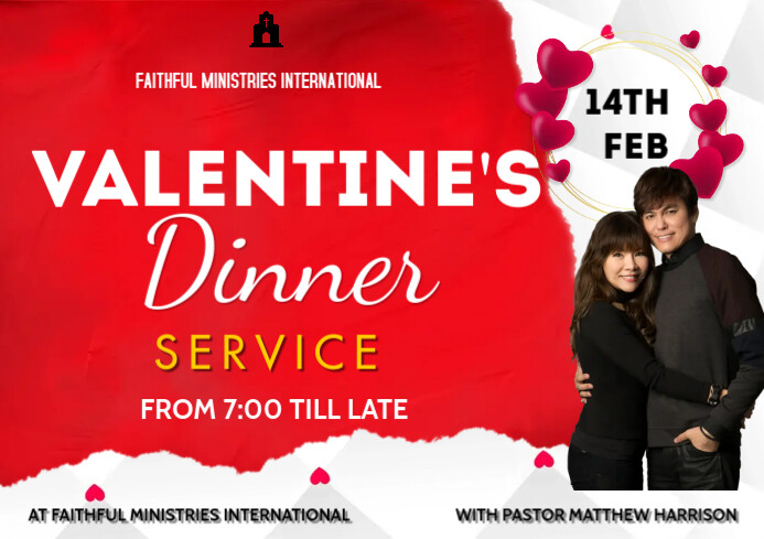 VALENTINE'S SERVICE Template | PosterMyWall