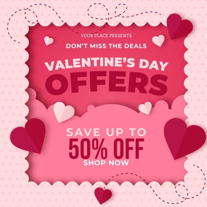 valentine's STORE SALE Event Flyer Template | PosterMyWall