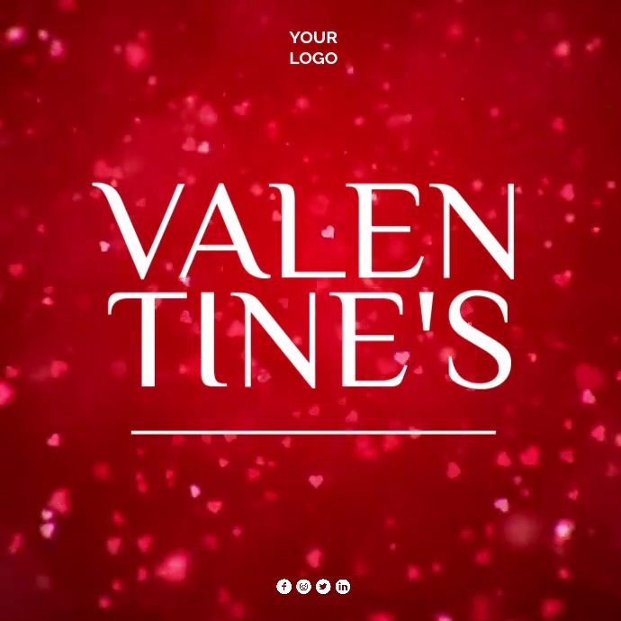 Valentine's video Template | PosterMyWall