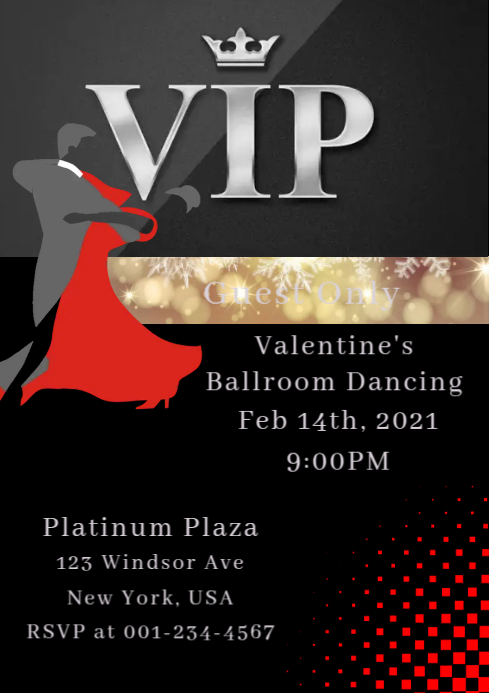 Valentine's VIP Template | PosterMyWall
