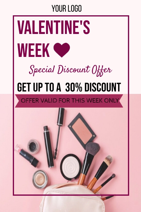 Valentine's Week Discount Offer Template | PosterMyWall