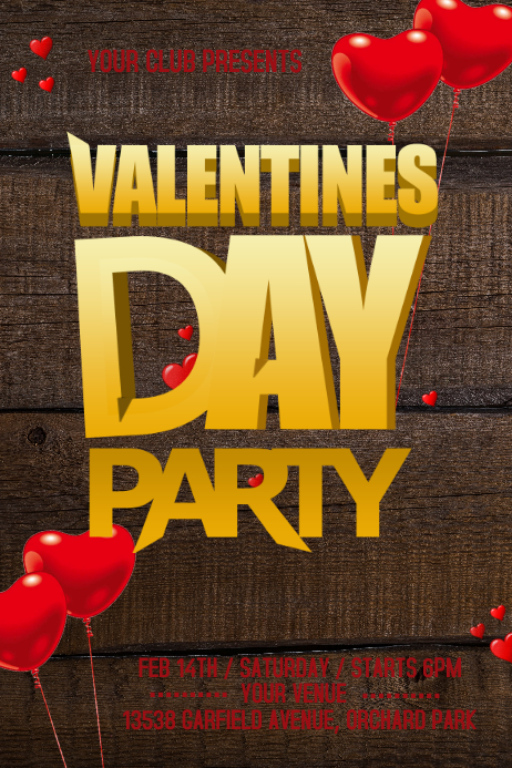 valentine poster template, valentine retail poster | PosterMyWall