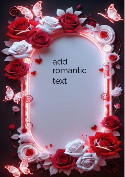 Valentine card background Template | PosterMyWall