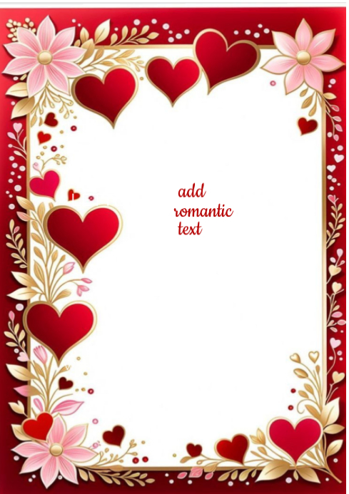 Valentine card background Template | PosterMyWall