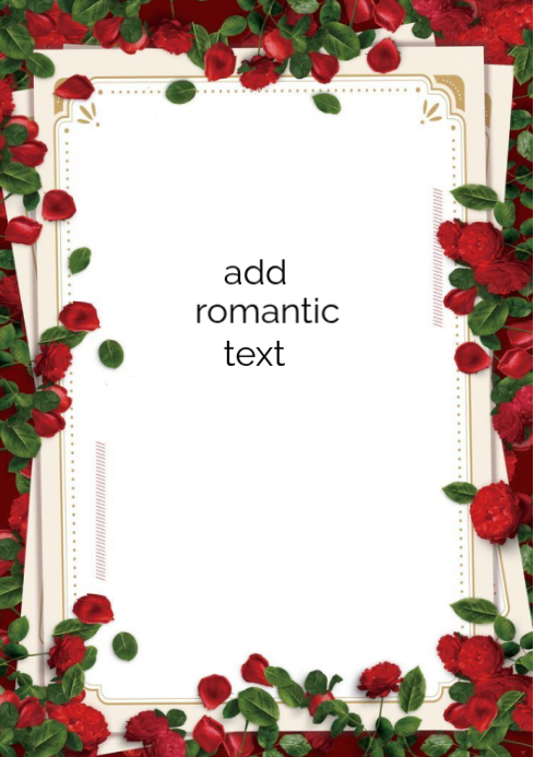 Plantilla de Valentine card background | PosterMyWall