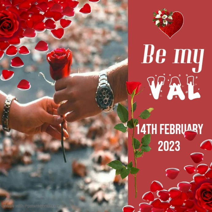VALENTINE CARD Template | PosterMyWall