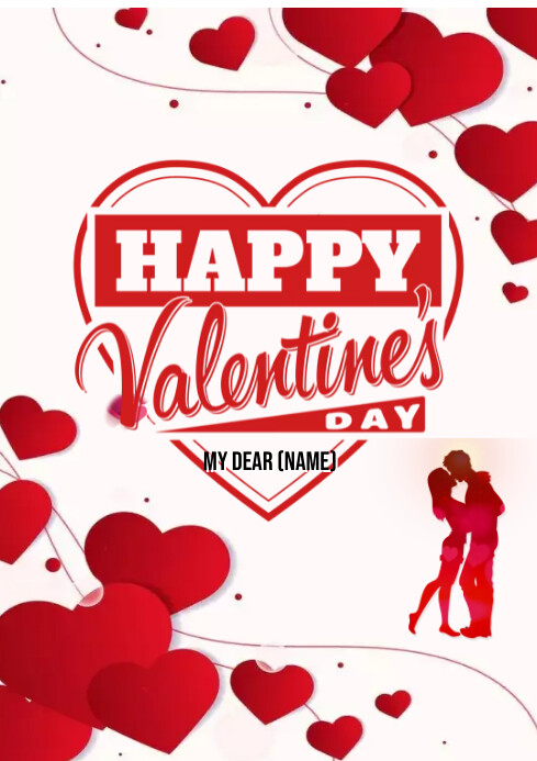 valentine card Template | PosterMyWall