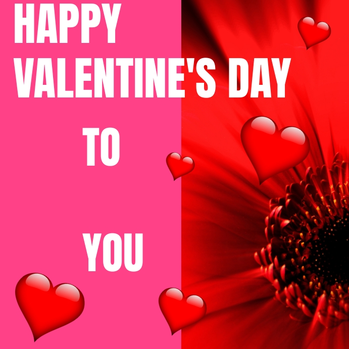 Plantilla de Tarjeta de San Valentín | PosterMyWall