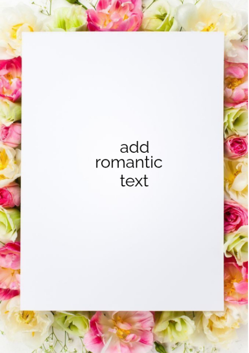 Plantilla de Valentine card frame | PosterMyWall