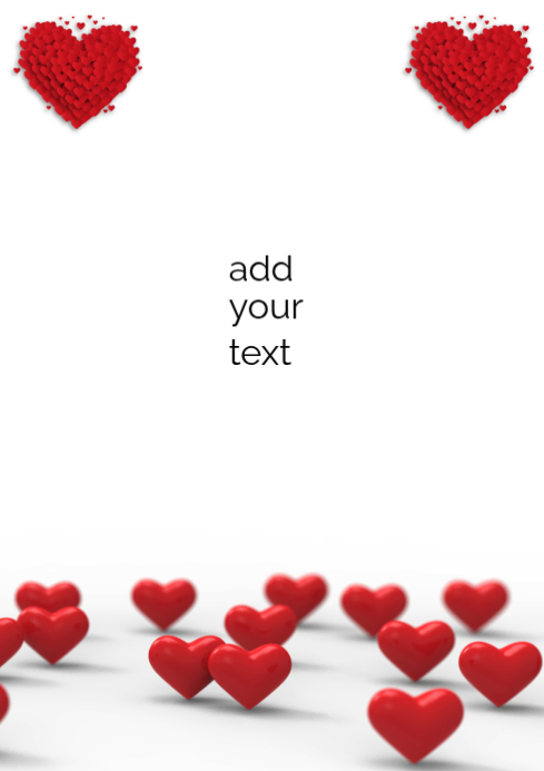Valentine card frame Template | PosterMyWall