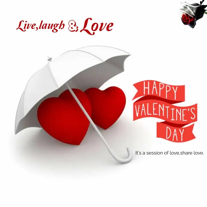 valentine card template | PosterMyWall