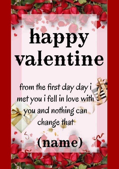 Valentine cards Template | PosterMyWall