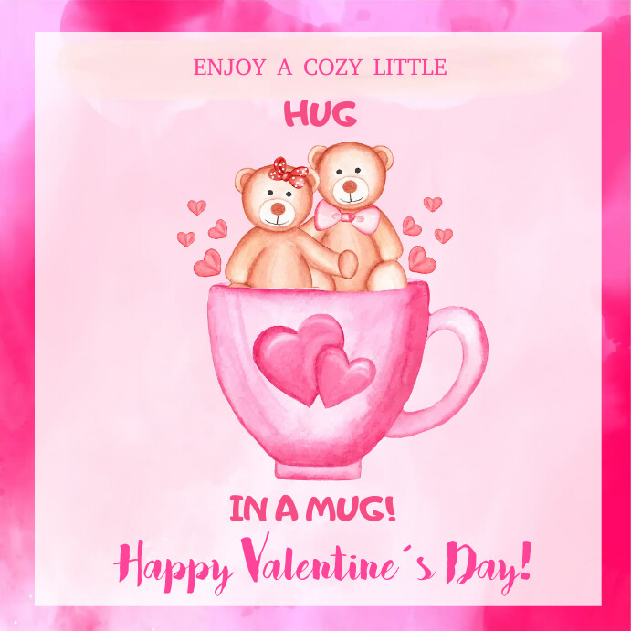 Valentine Coffee Gift Tag Template | PosterMyWall
