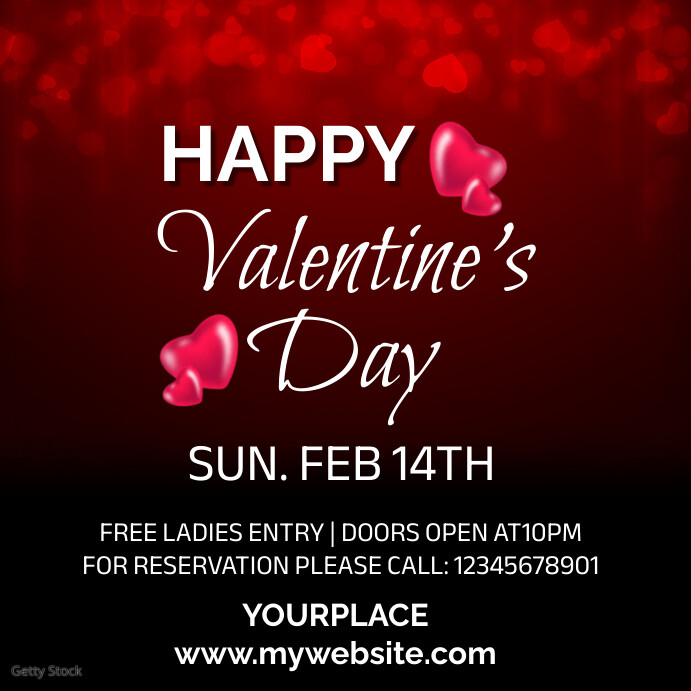 valentine day 2024 flyers Template | PosterMyWall
