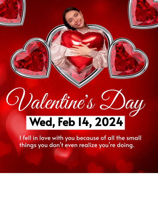 valentine day flyer Template | PosterMyWall