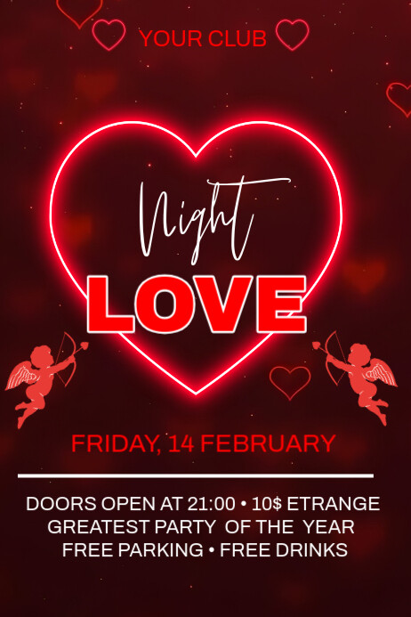 Valentine Day Night Love Template | PosterMyWall