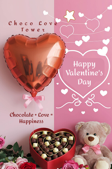 Valentine Day Poster Template | PosterMyWall