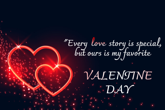 Valentine Day Quote Template Poster | PosterMyWall