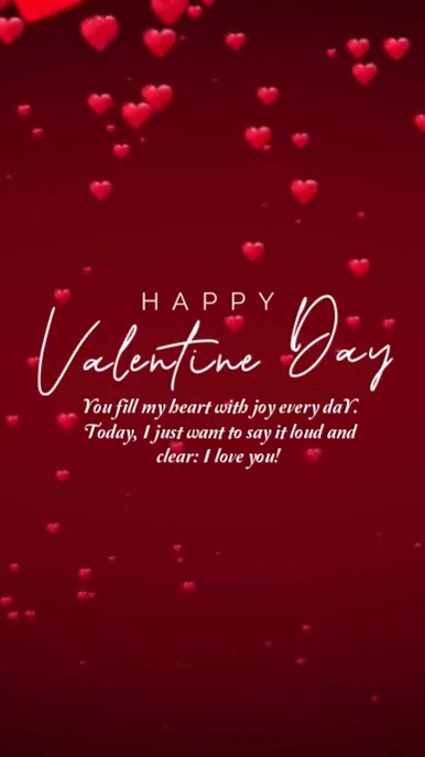 Valentine day video Template | PosterMyWall