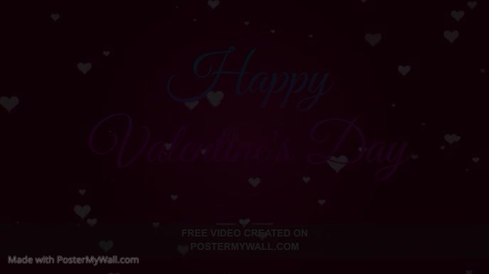Valentine day video template | PosterMyWall