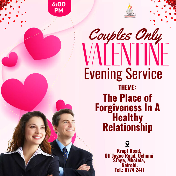 valentine evening service Template | PosterMyWall