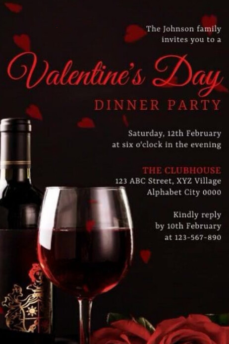 Valentine flyer Template | PosterMyWall