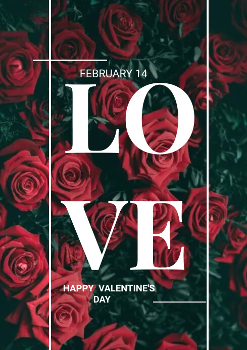 valentine flyer Template | PosterMyWall
