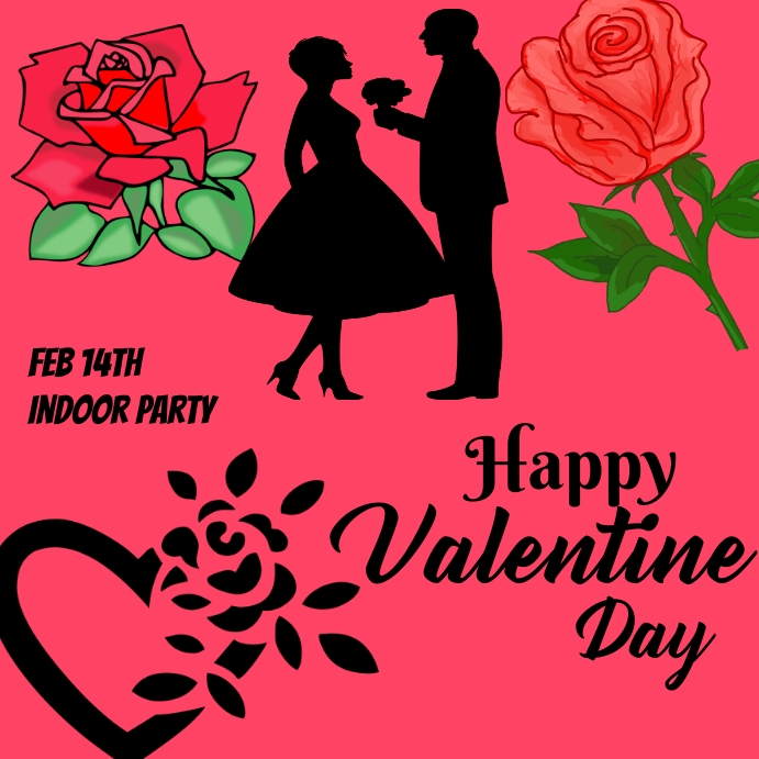 Valentine flyers Template | PosterMyWall