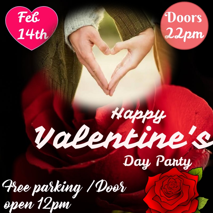 Valentine flyers Template | PosterMyWall