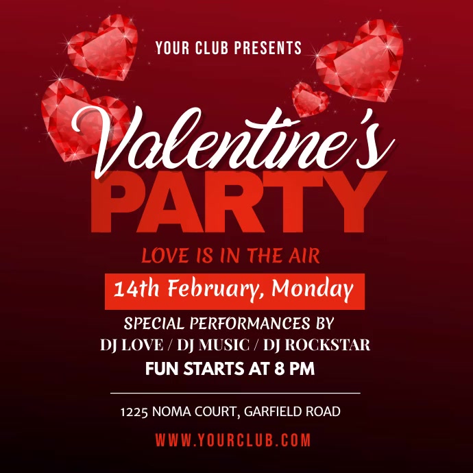 valentine instagram post Template | PosterMyWall