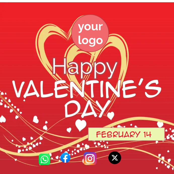 Valentine Instagram post template | PosterMyWall