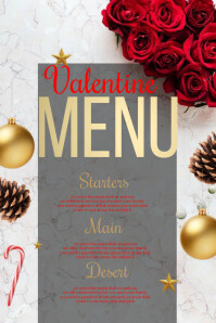 valentine,valentine special menu Template | PosterMyWall