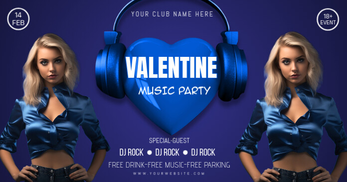 valentine music Template | PosterMyWall