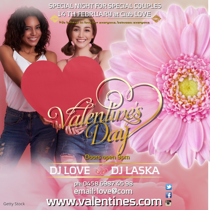 Copy of Valentine Poster4 insta | PosterMyWall