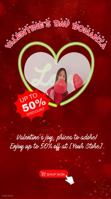 Valentine promo ad Template | PosterMyWall