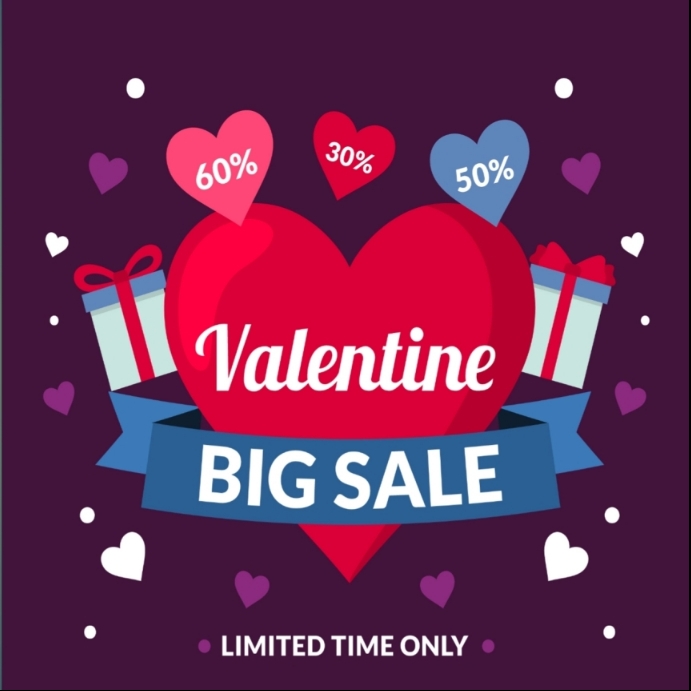 Valentine retail Template | PosterMyWall