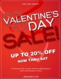 Valentines Sale Poster Template | PosterMyWall