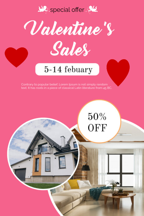 valentine sales Template | PosterMyWall