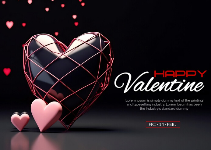 Valentine/Val's Day Postcard Template | PosterMyWall