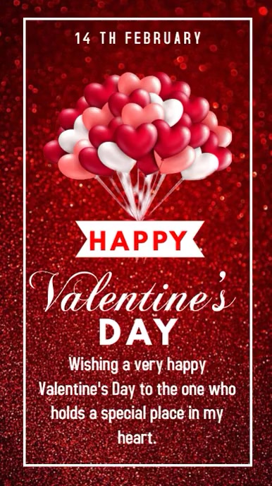 Plantilla de Video de San Valentín | PosterMyWall
