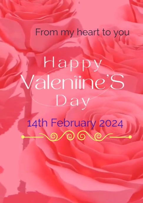 Valentine video template | PosterMyWall