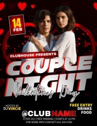 Valentines Couple Party Template | PosterMyWall