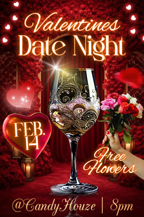 Valentines Date Night Template | PosterMyWall