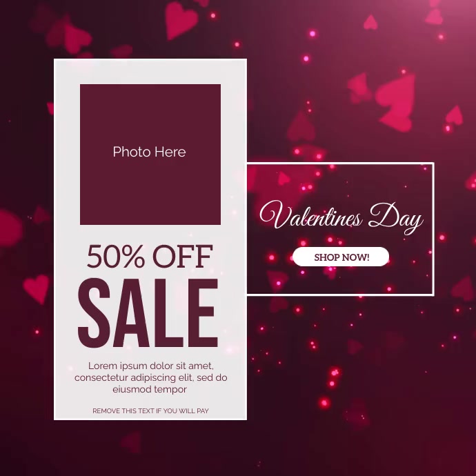 Valentines Day Ads 1 Template | PosterMyWall