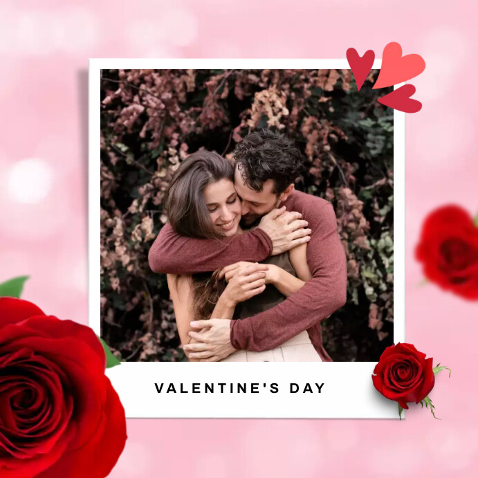 Valentines Day Couple Instagram Post Template | PosterMyWall