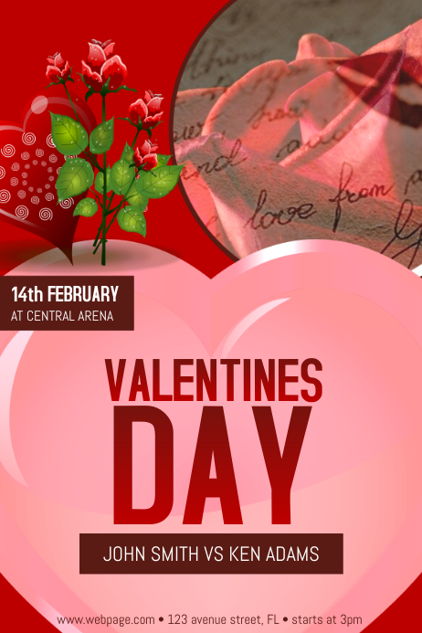 Valentines Day Event FLyer Template | PosterMyWall
