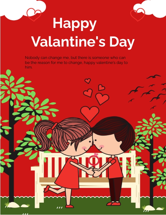 Valentines Day Flayer Template | PosterMyWall