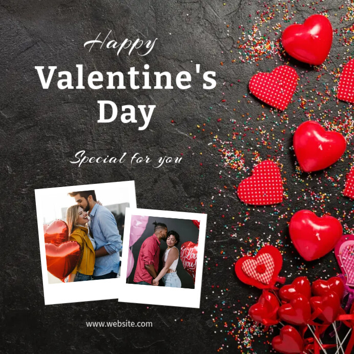 valentines day instagram post template | PosterMyWall