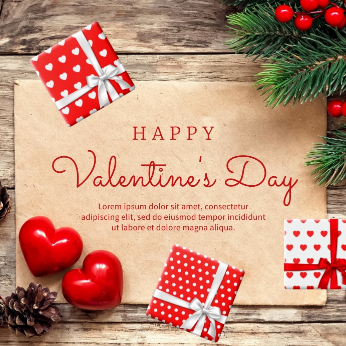 valentines day instagram post template | PosterMyWall