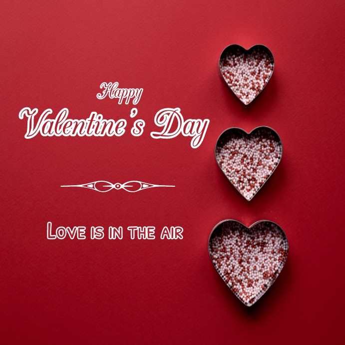 valentines day instagram template | PosterMyWall